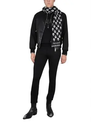 Alexander McQueen Jersey With Logo Embroidery