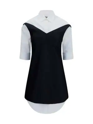 Balenciaga Hybrid Shirt Dress - Black