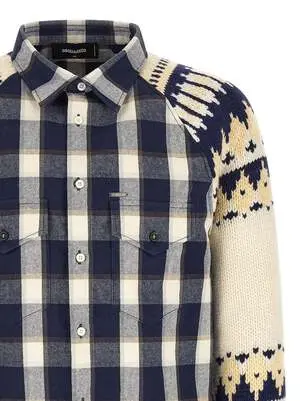 Dsquared2 Classic Check Drawstring' Shirt