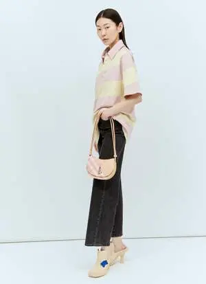 Burberry Rubber Highland Mules - Cream