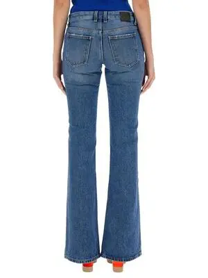 Off-White Flare Jeans - Blue