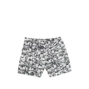 Palm Angels Palm Tree Print Swim Shorts - Black