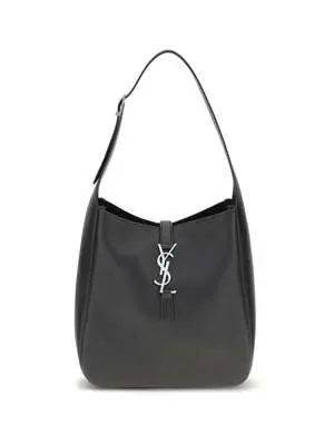 Saint Laurent Le 5 À 7 Leather Shoulder Bag - Black