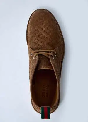 Gucci Gg Suede Boots