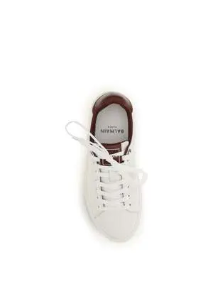 Balmain B-court Leather Sneakers