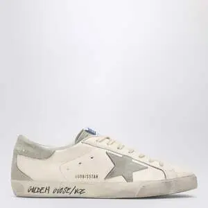 GOLDEN GOOSE Golden Goose White/Grey Super-Star Sneakers Men White