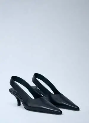 TOTEME Classic Leather Slingback Heels