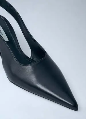TOTEME Classic Leather Slingback Heels