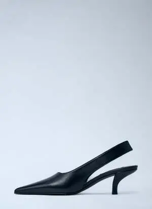 TOTEME Classic Leather Slingback Heels