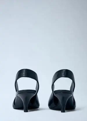 TOTEME Classic Leather Slingback Heels