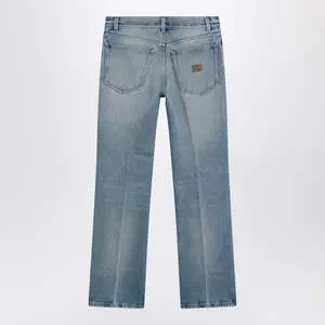 Miu Miu Light Washed Denim Trousers
