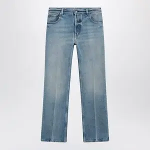 Miu Miu Light Washed Denim Trousers - Blue