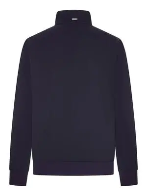 Herno Wool-blend Zip-up Bomber Jacket - Blue