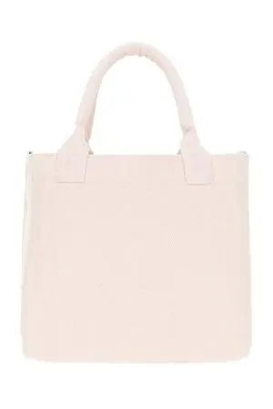 GANNI Tote Handbag With Bow Detail And Logo - Multicolor