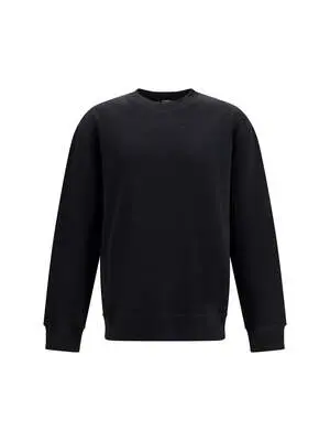 Balmain Embroidered Logo Crewneck Sweatshirt - Black