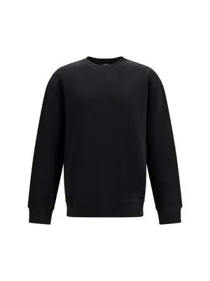 Balmain Embroidered Logo Crewneck Sweatshirt - Black