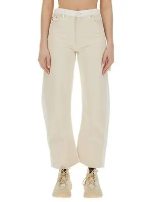 Stella McCartney Utility Jeans With Banana Leg - Cream