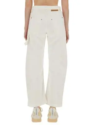 Stella McCartney Utility Jeans With Banana Leg - Cream