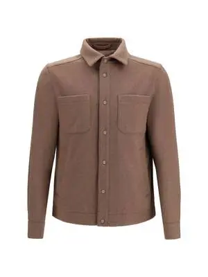 Herno Snap-button Jacket - Brown