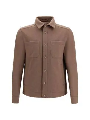 Herno Snap-button Jacket - Brown