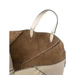 Fendi Neutrals Tote Bags