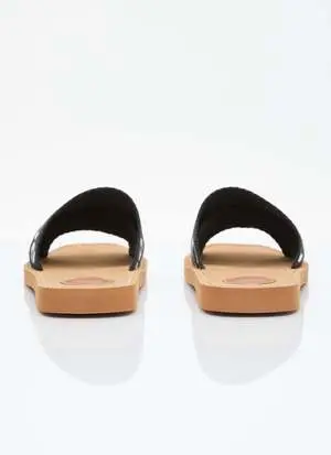 Chloé Woody Slides - Black