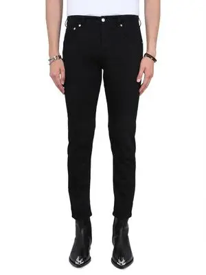 Alexander McQueen Biker Jeans - Black