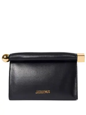 Jacquemus Le Sac Rond Carre Leather Clutch - Multicolor