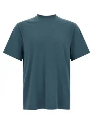 Brioni Logo Embroidery T-shirt - Blue