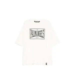 Palm Angels Neutrals T-shirts & Vests T-shirts - Cream