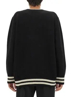 Alexander McQueen Varsity Sweater - Black