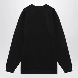 Prada Short Plush Dress With Logo Triangle