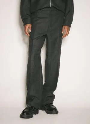 Prada Wool Tailored Pants - Gray