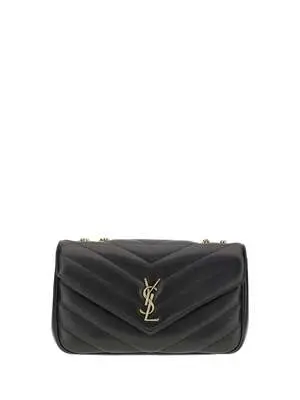 Saint Laurent Loulou Shoulder Bag - Black