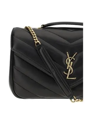 Saint Laurent Loulou Shoulder Bag - Black