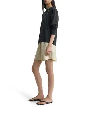 TOTEME Monogram Silk Shorts