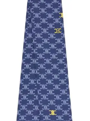 Celine Printed Silk Lavalliere - Multicolor