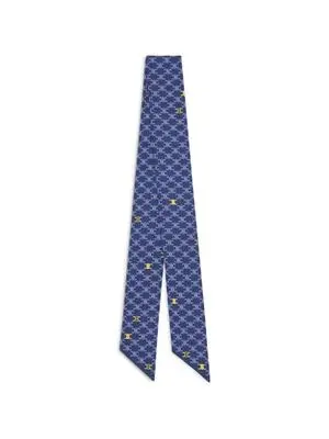 Celine Printed Silk Lavalliere - Multicolor