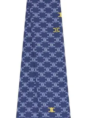 Celine Printed Silk Lavalliere - Multicolor