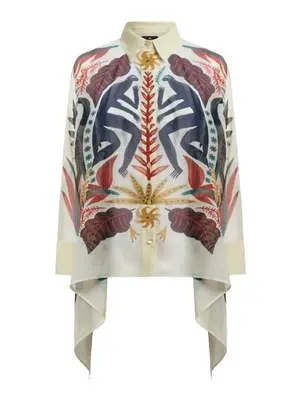 Etro Printed Seersucker Shirt - Yellow