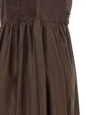 Zimmermann Silk Cut-out Long Dress - Brown