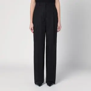 THELATEST Wide Axel Trousers - Black