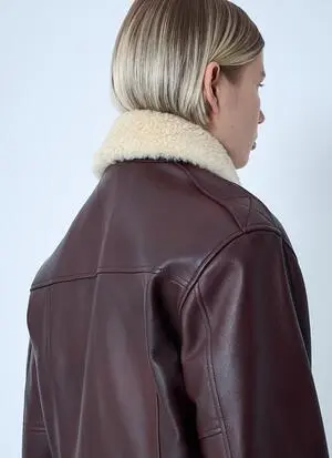 Bottega Veneta Leather Blouson Jacket
