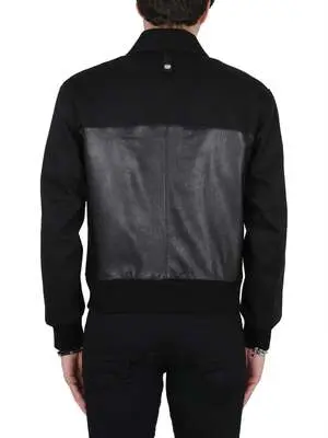 Alexander McQueen Leather Bomber Jacket