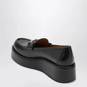 Gucci Platform Loafer With Horsebit - Black