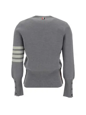 Thom Browne Virgin Wool Sweater - Gray