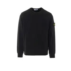 Stone Island Logo Sweatshirt - Black