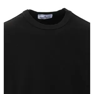 Stone Island Logo Sweatshirt - Black