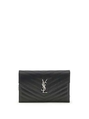 Saint Laurent Cassandre Mini Shoulder Bag - Black