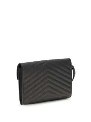 Saint Laurent Leather Clutch